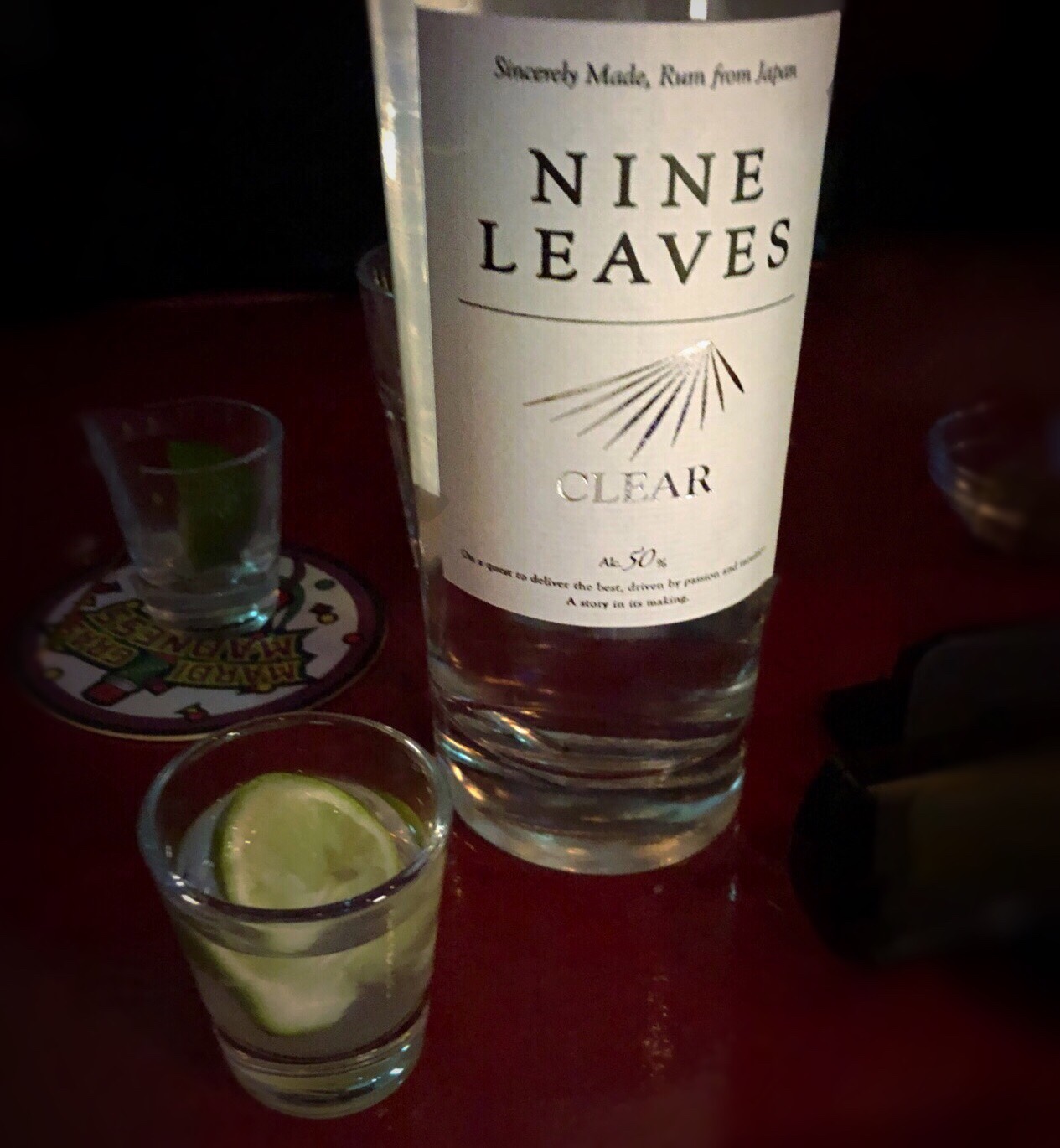 クリアラム・ナインリーブス Nine Leaves – Japanese Rum – Ultra Cafe & Bar ウルトラカフェバー Tokyo